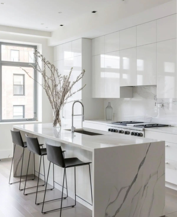 White Glossy Slab - Starvia