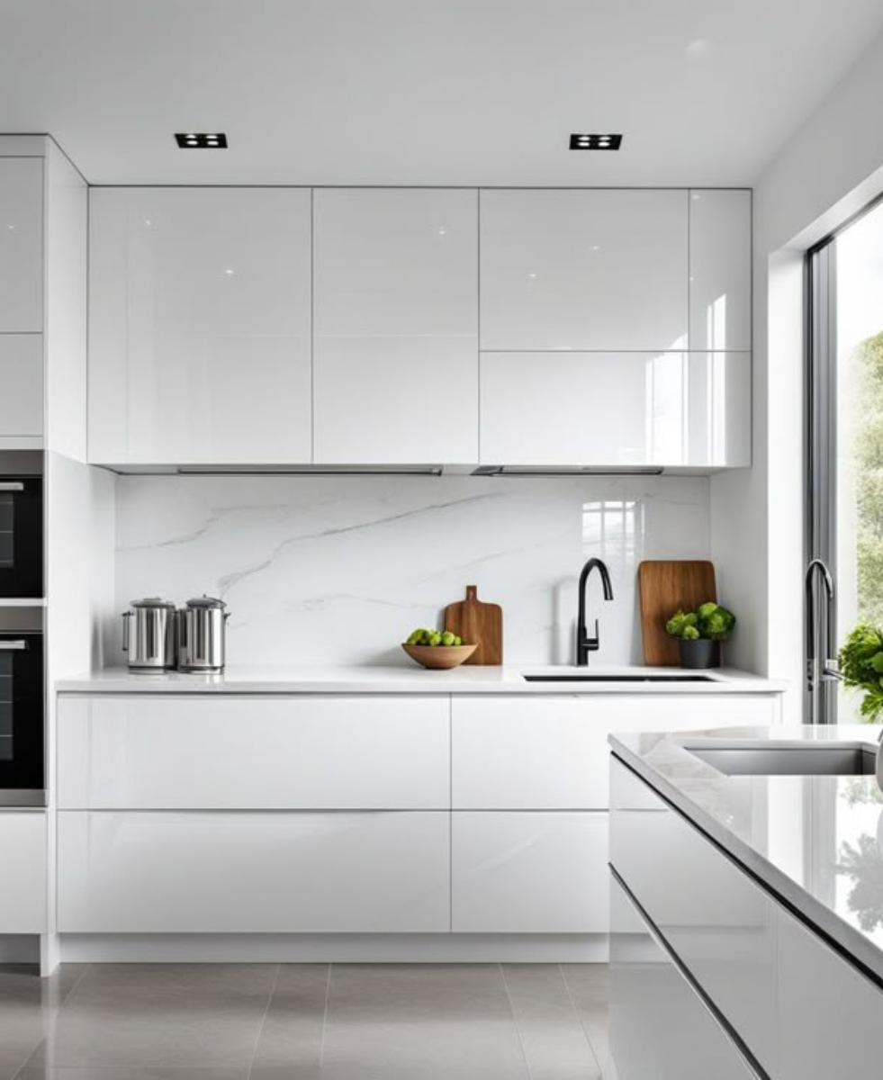 White Glossy Slab - Starvia